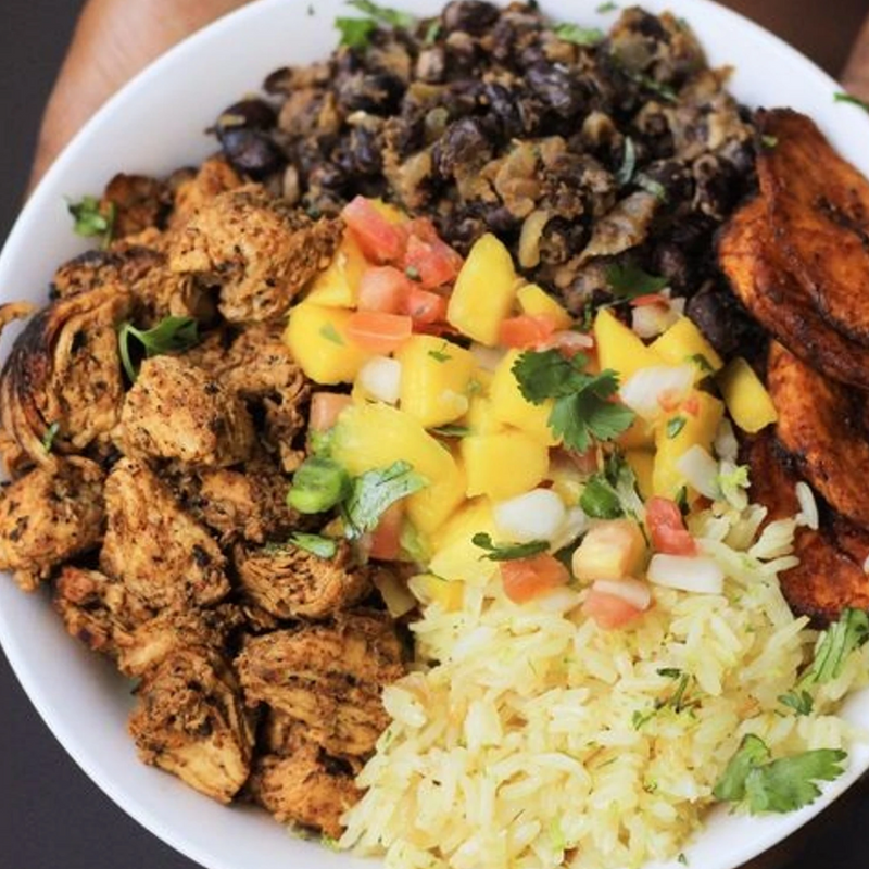 Freeze Dried Cuban Chicken and Bean Rice Bowl trail food ...